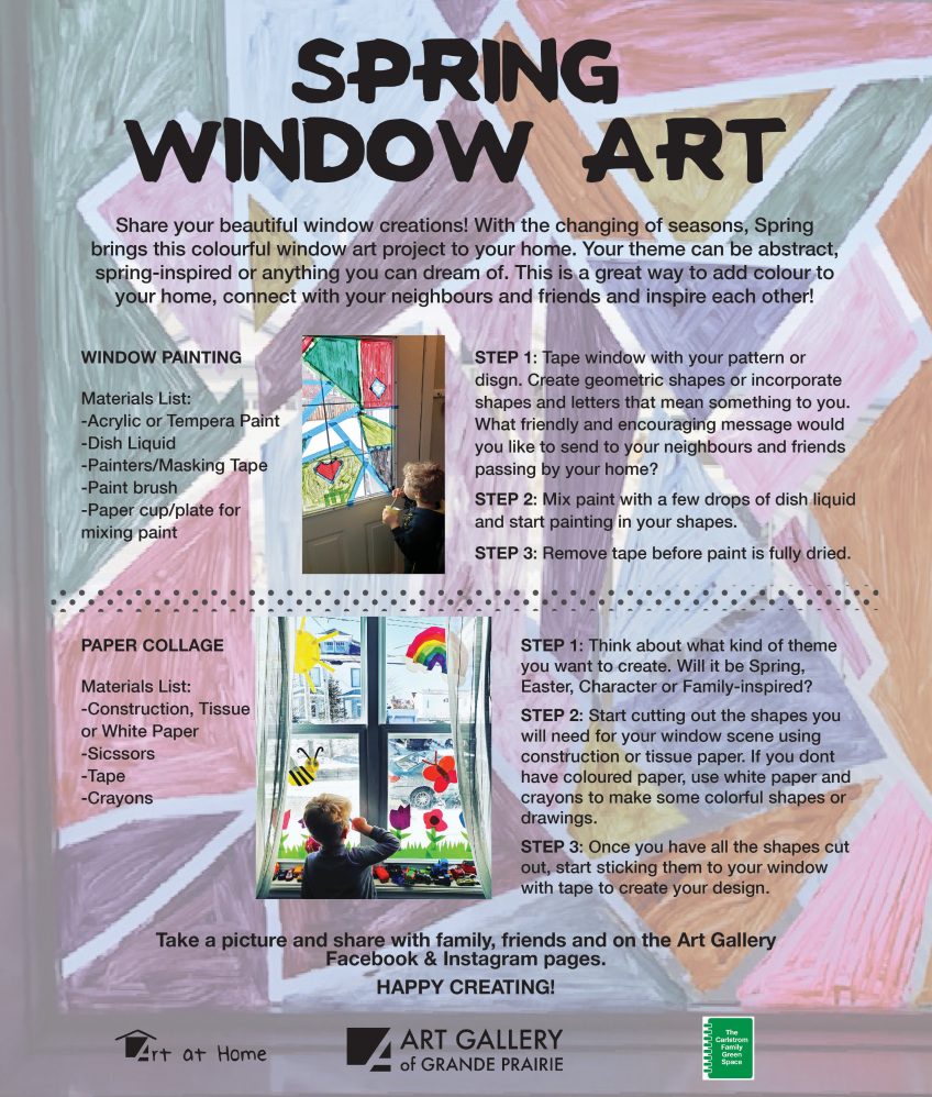 Spring Window Art – The Carlstrom Family Green Space at Home – Art ...
