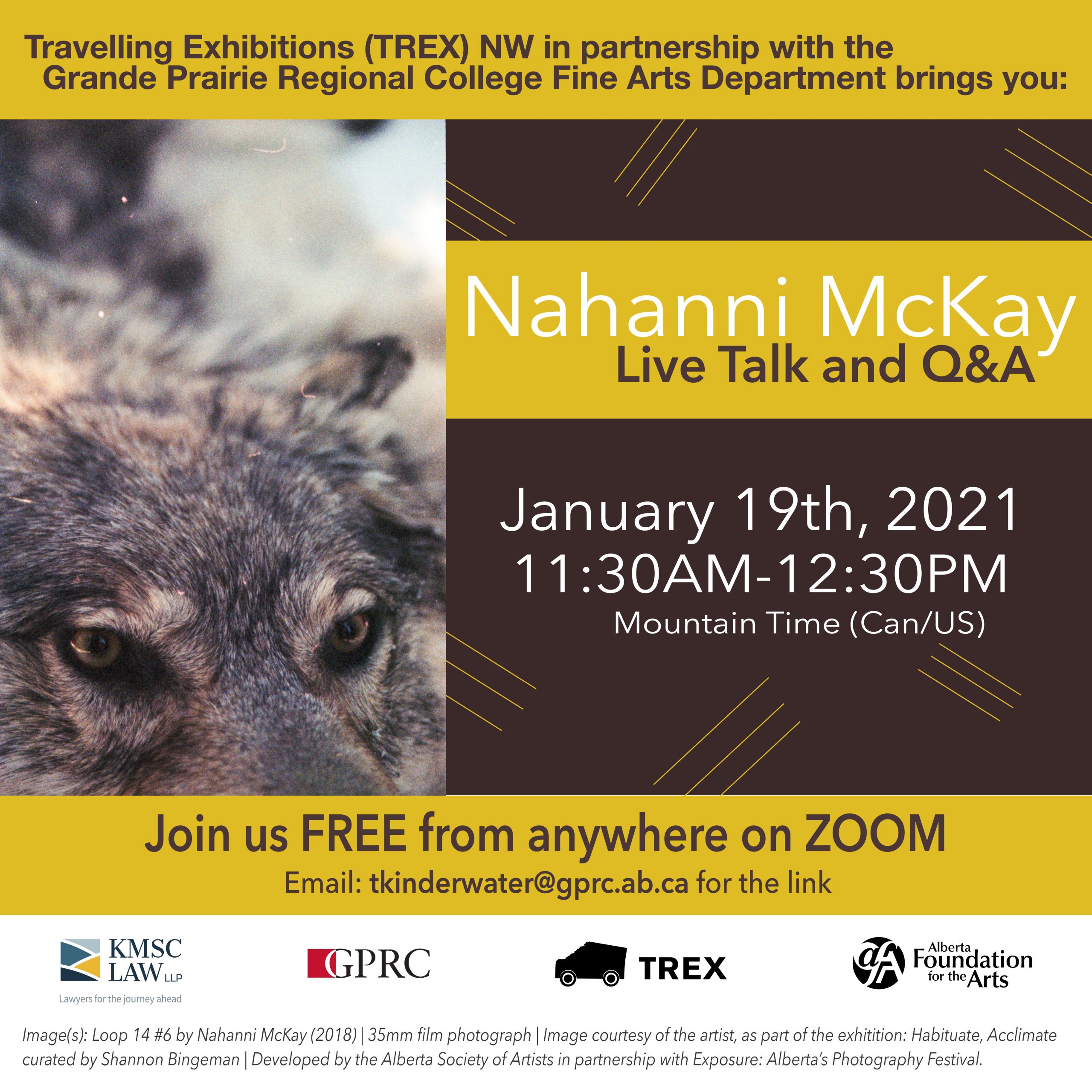 Free Artist Talk January 19th – Nahanni McKay – Art Gallery of Grande ...