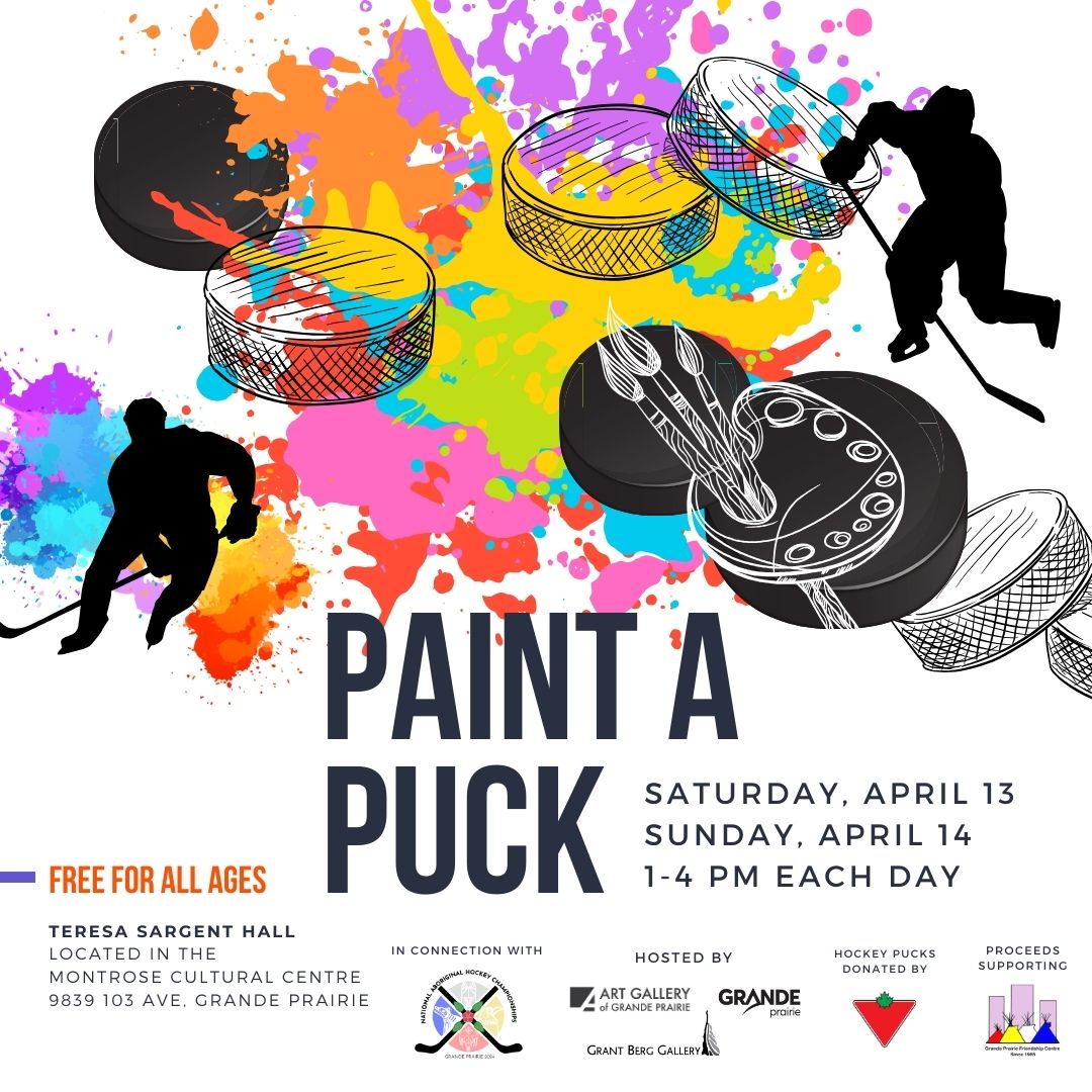 Paint a Puck – Art Gallery of Grande Prairie